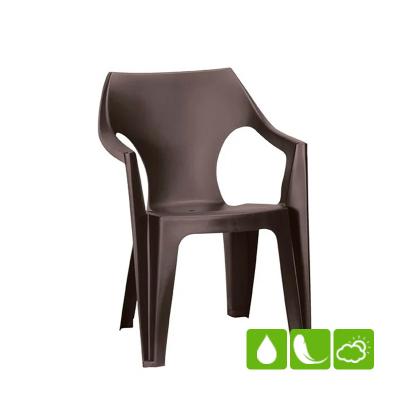 Купить пластиковый стул Dante Low Back коричневый в Минске.
